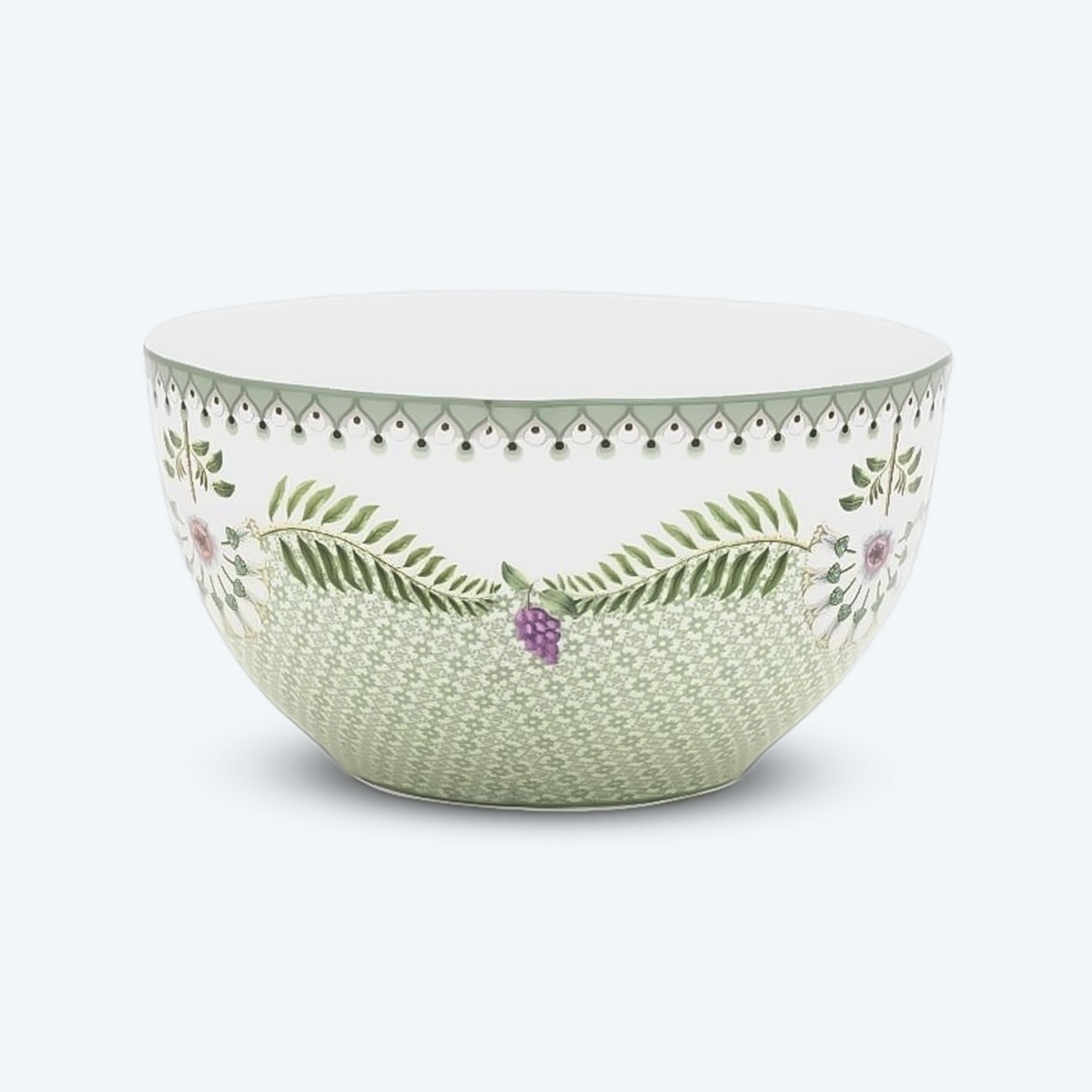 Lily & Lotus Bowl Tiles Light Green 15cm