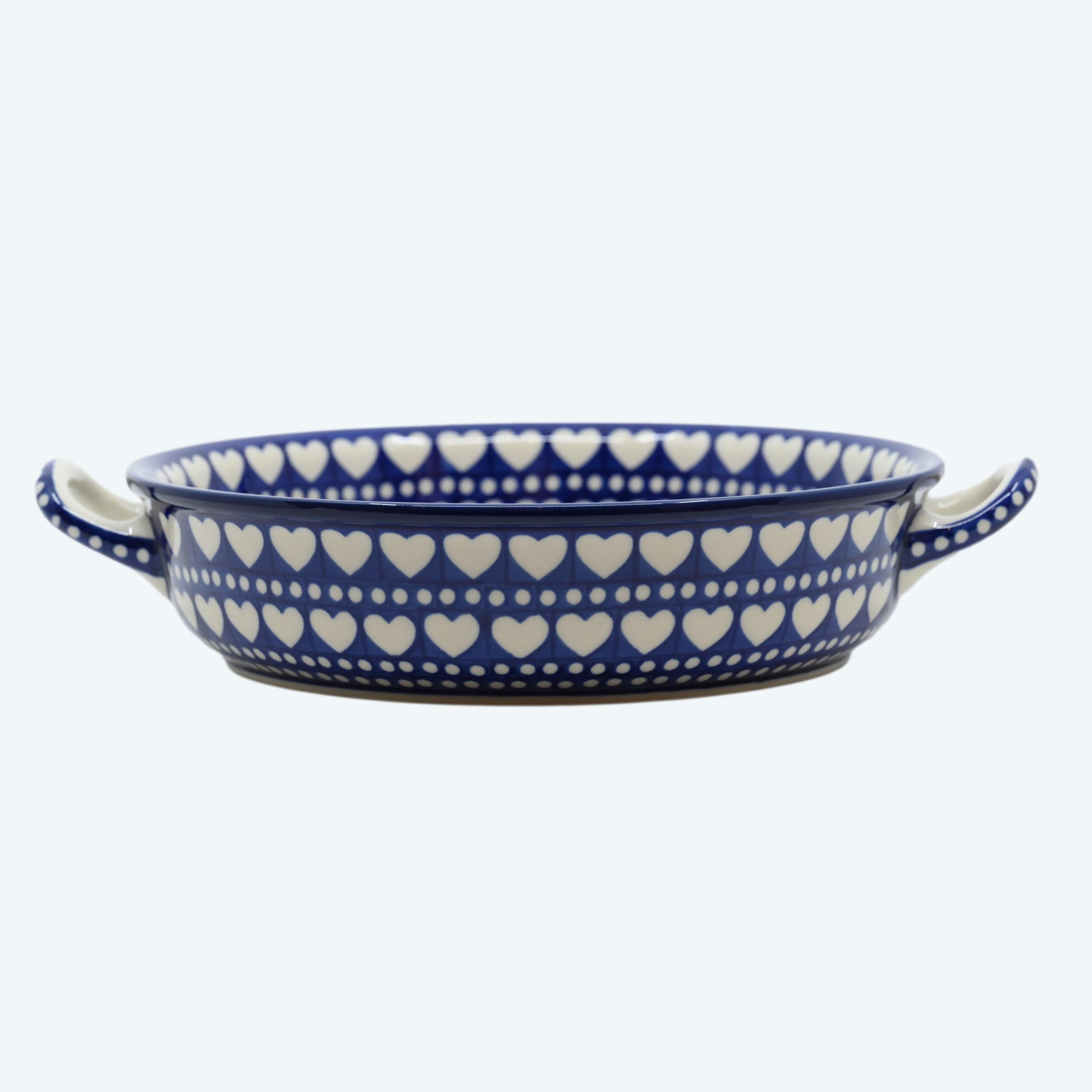 Large Round Oven Dish Heart To Heart – Heart Cottage Lane