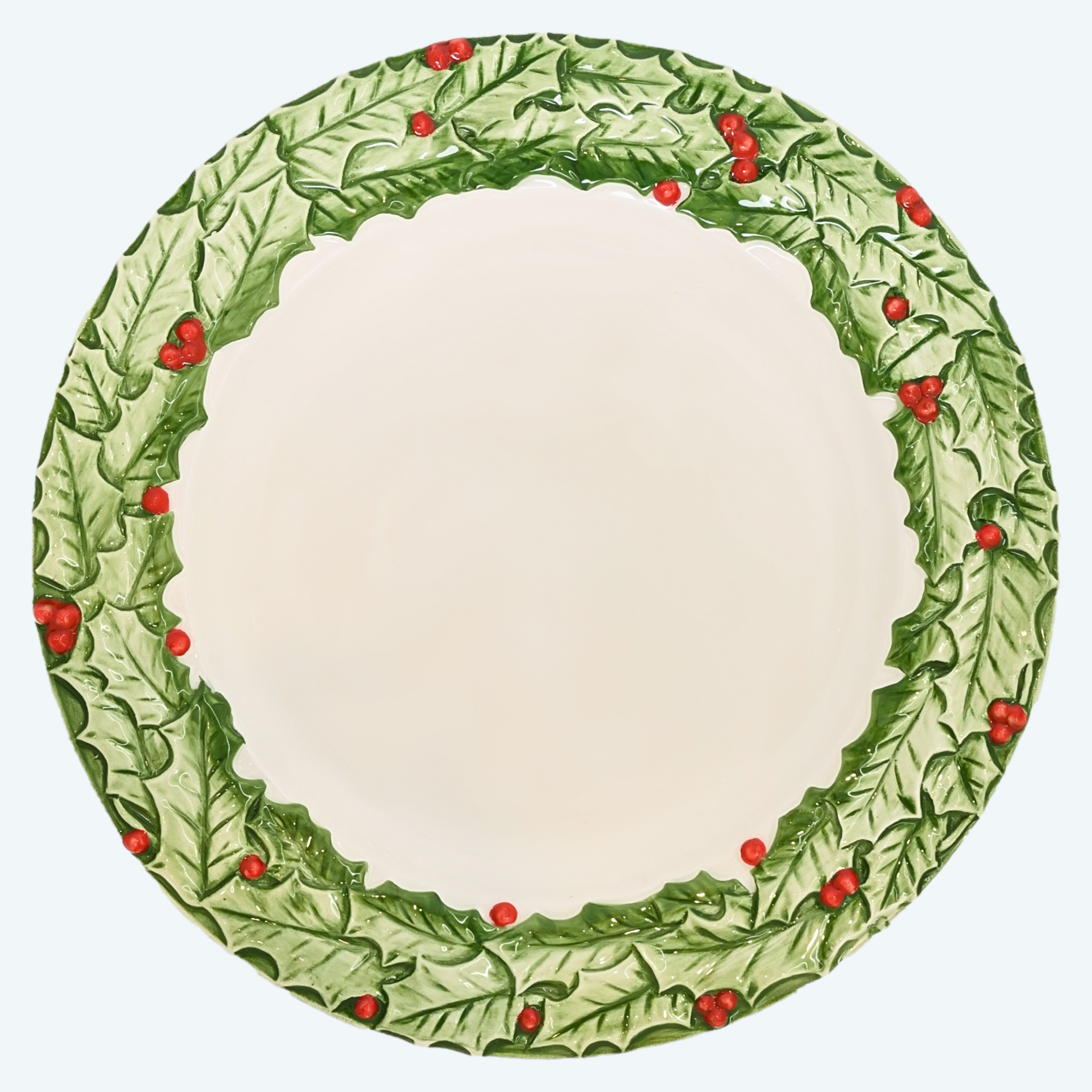 Christmas Ceramic Charger Plate