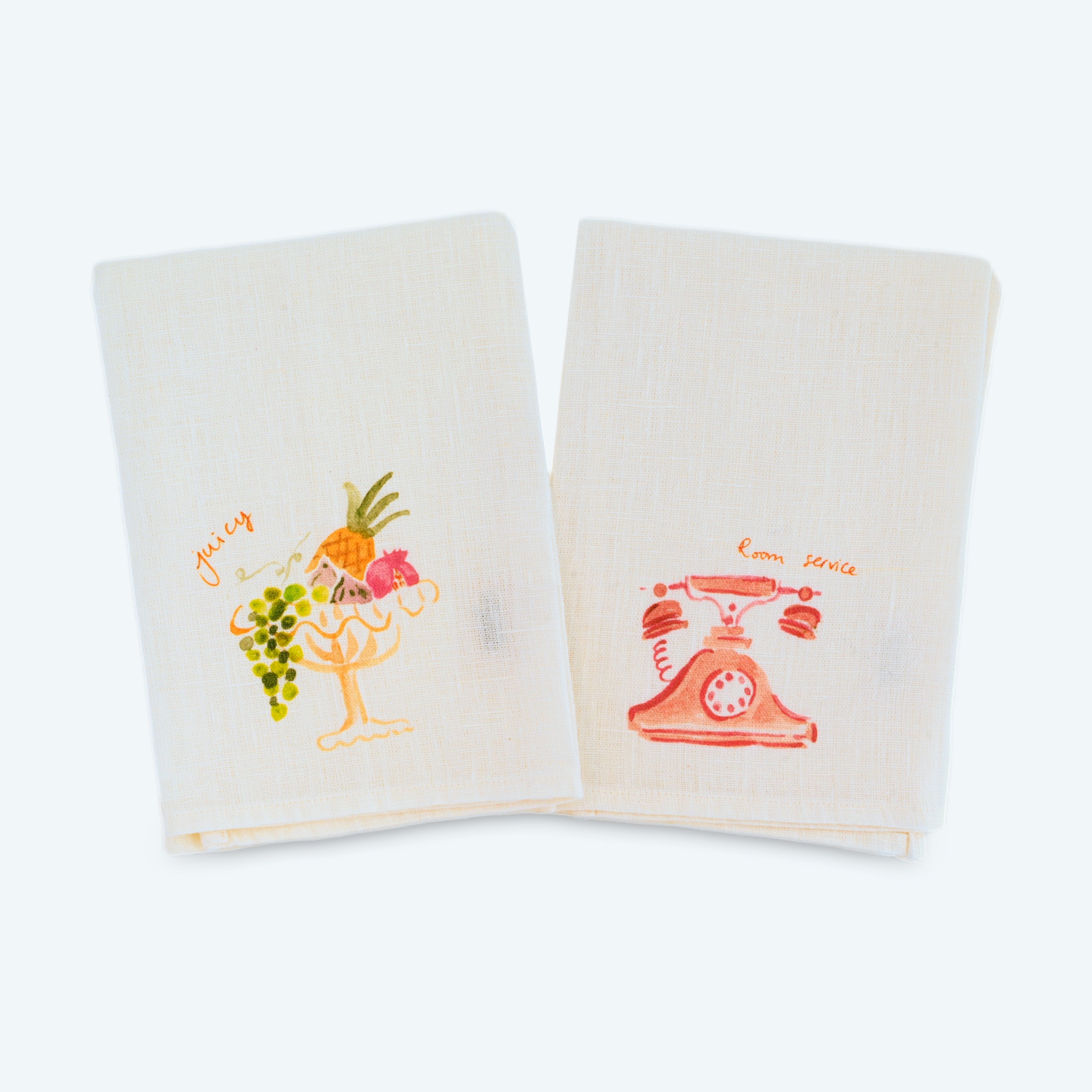Fruity & Room Service Napkin Pair – Heart Cottage Lane