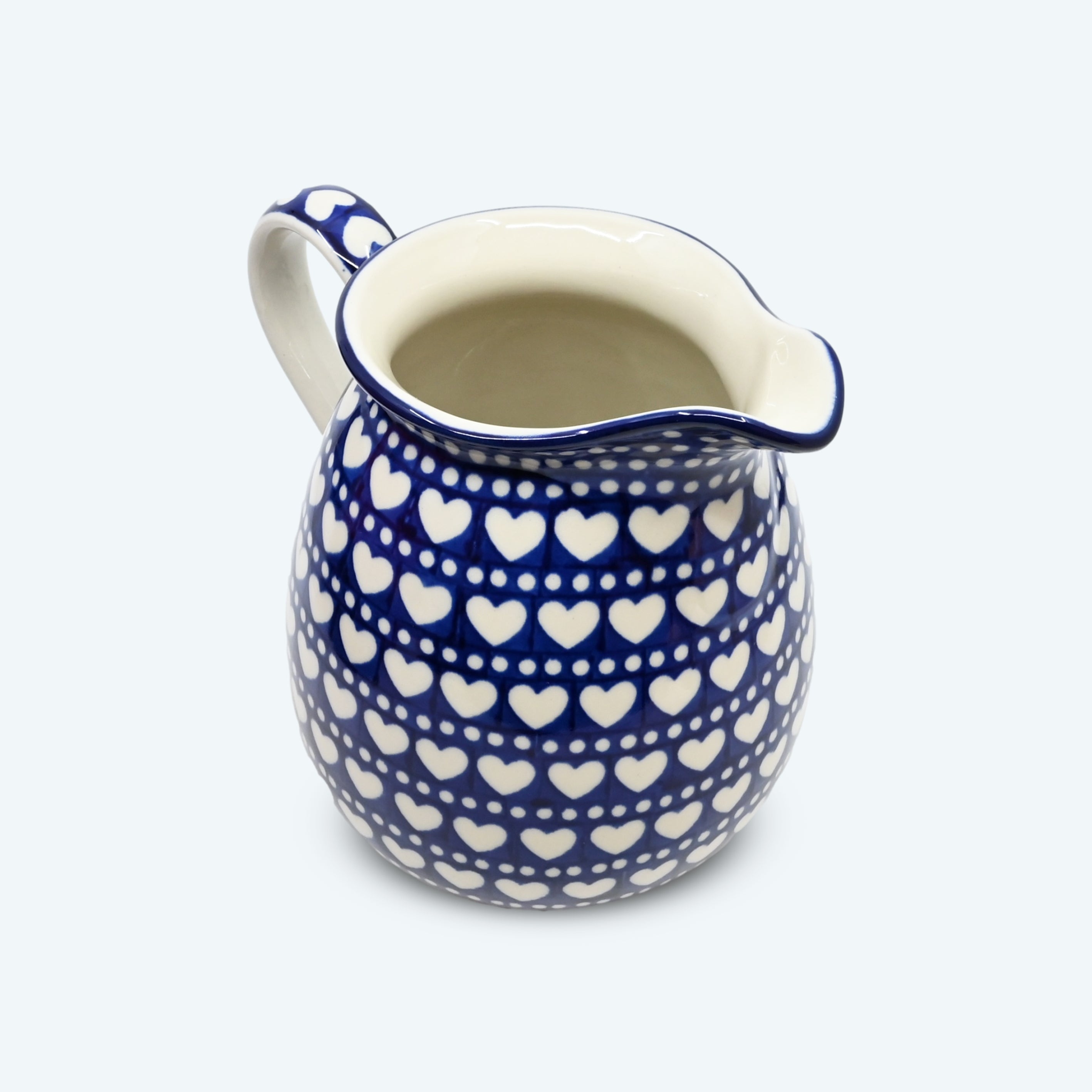 Large Milk Pitcher Heart To Heart