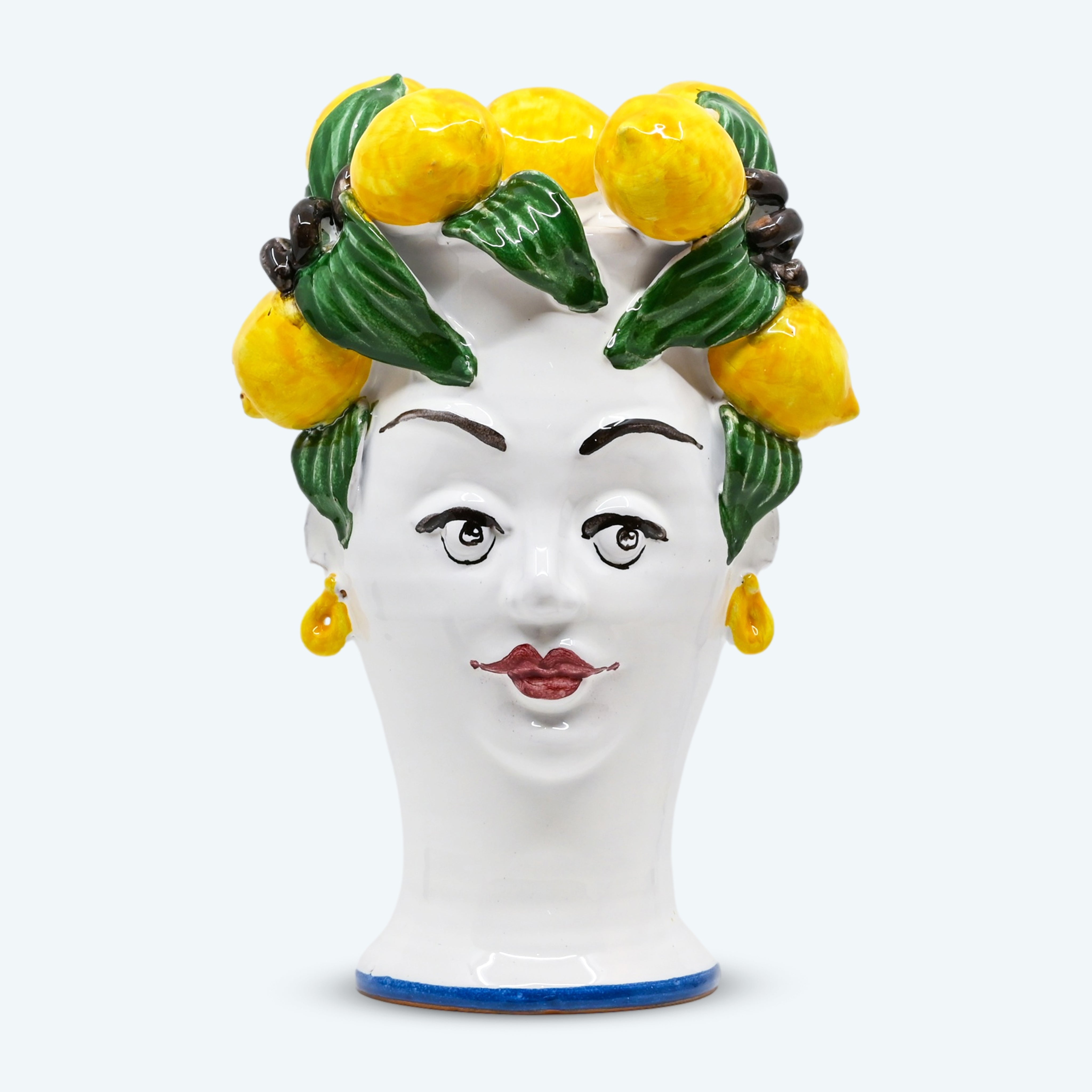 Lemon Lady Of Sicily Vase