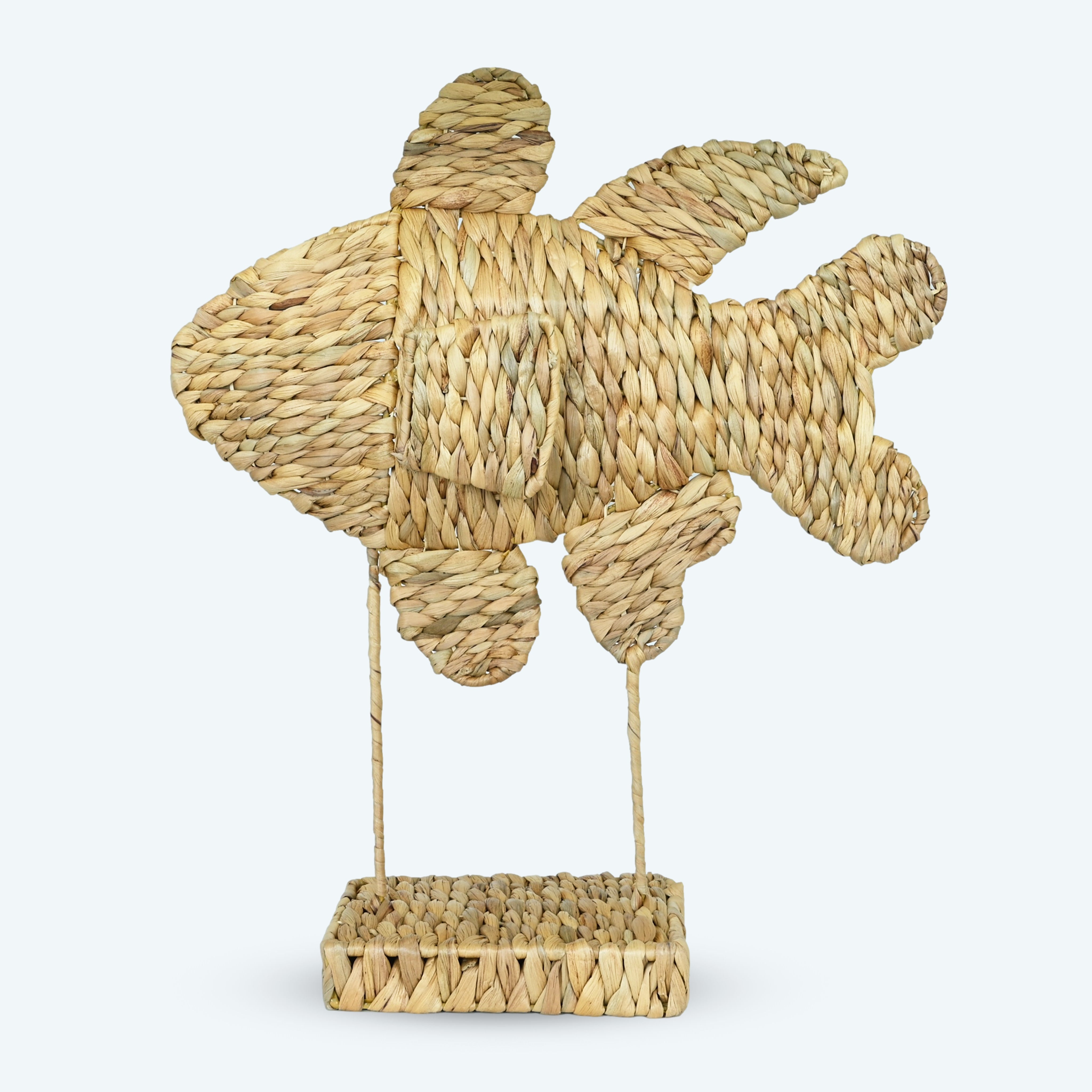 Natural Water Hyacinth Fish With Stand