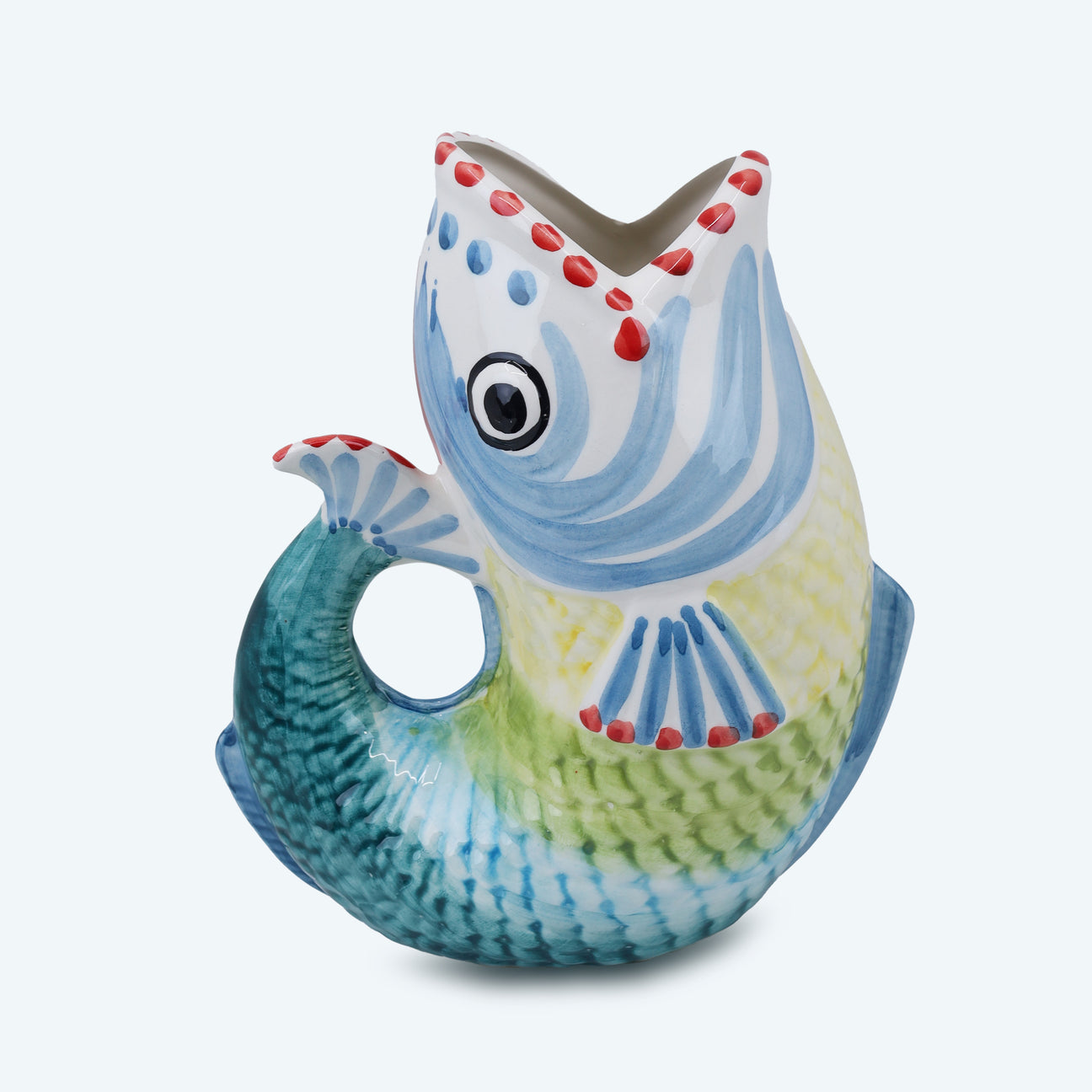 Paolo Fish Jar - Blue